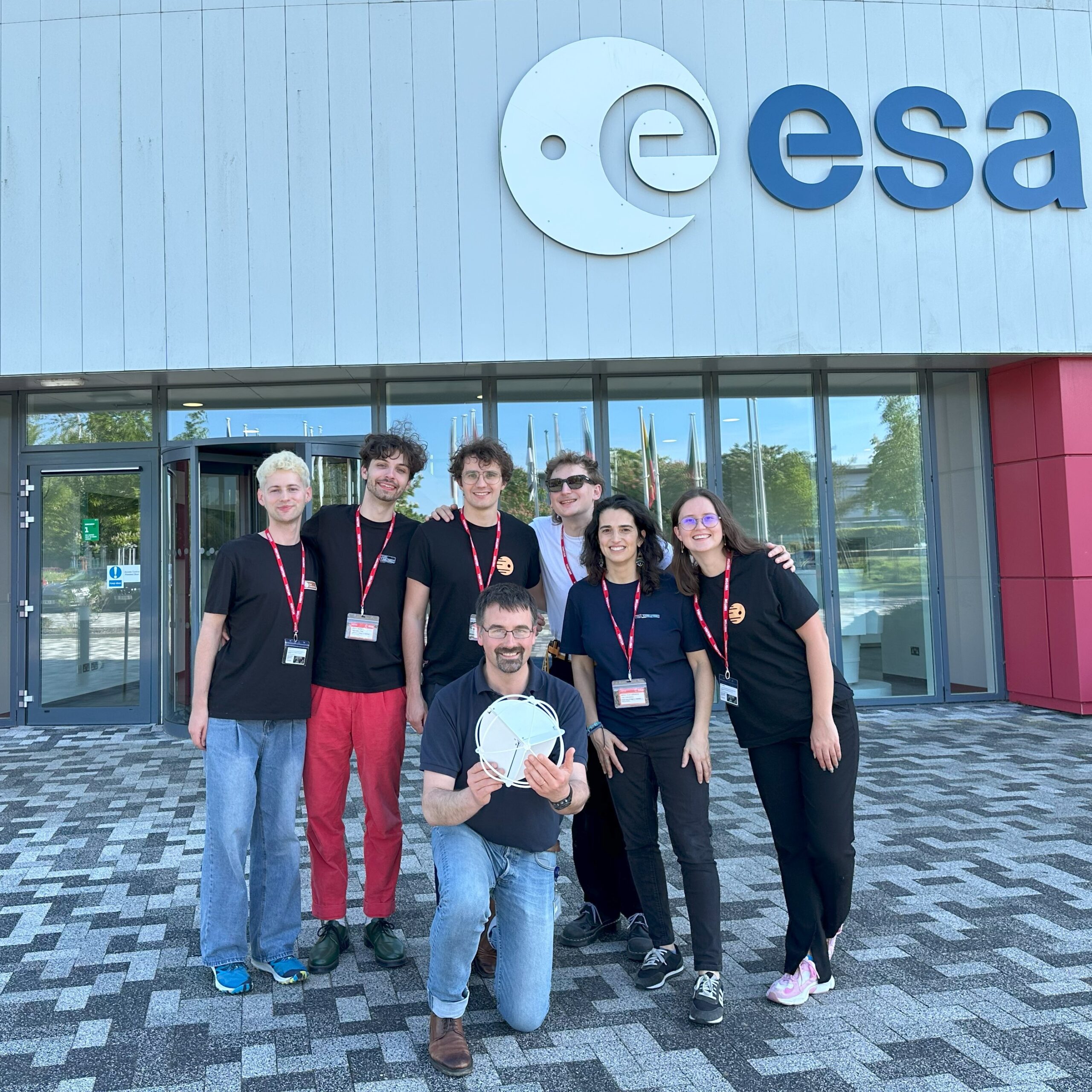 Visit to ESA ECSAT - Team Tumbleweed
